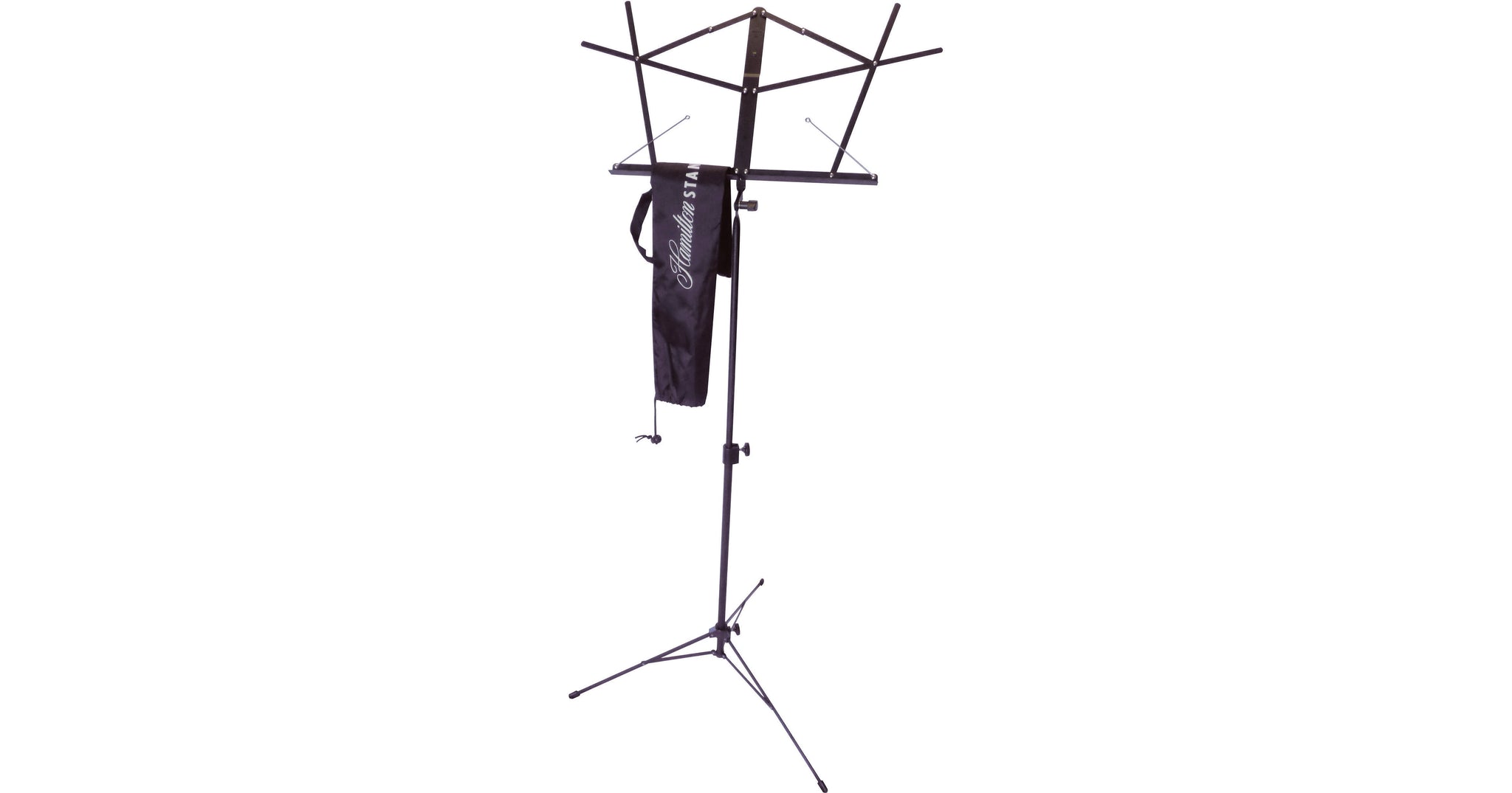 Hamilton Deluxe Black Folding Music Stand